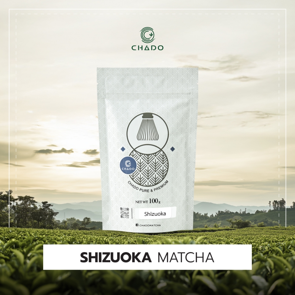 SHIZUOKA MATCHA ชิซุโอะกะ มัทฉะ (CHADO BRAND) ผงชาเขียวมัทฉะ 100% ...