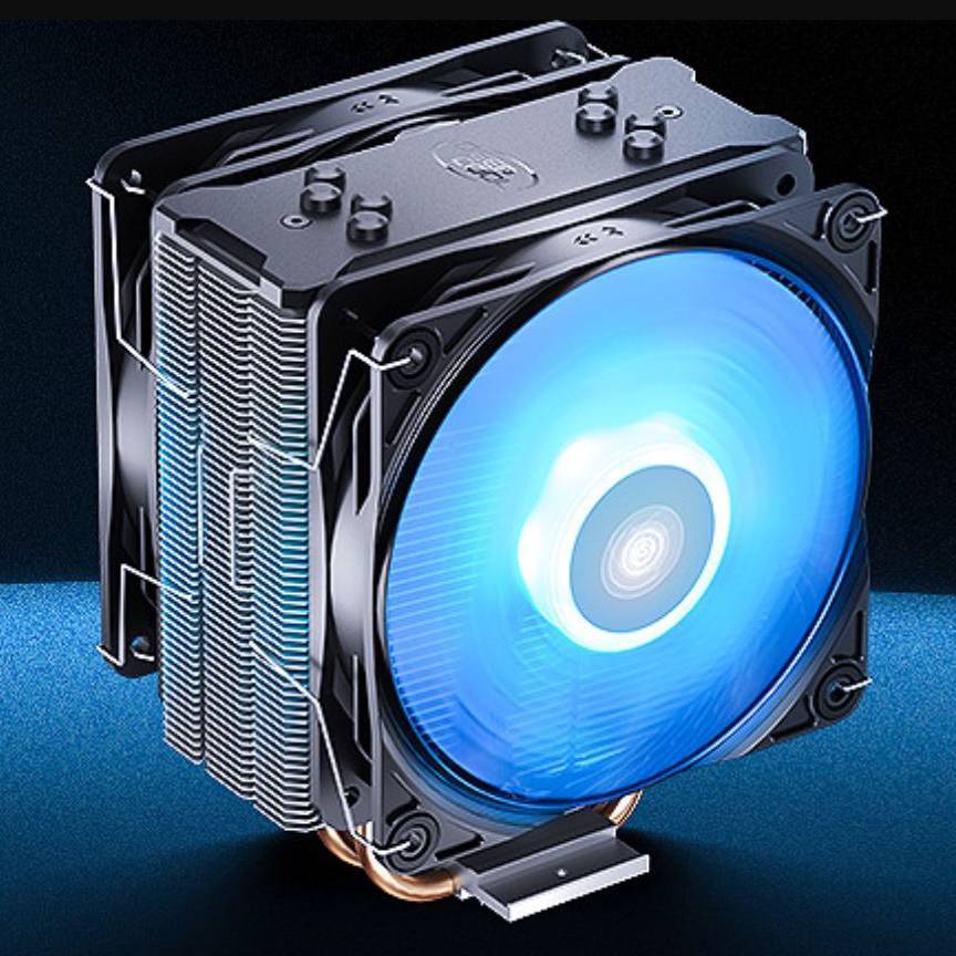 Cpu Air Cooler DEEPCOOL GAMMAXX 400 PRO LED BLUE ใส intel 115X 1200 ...