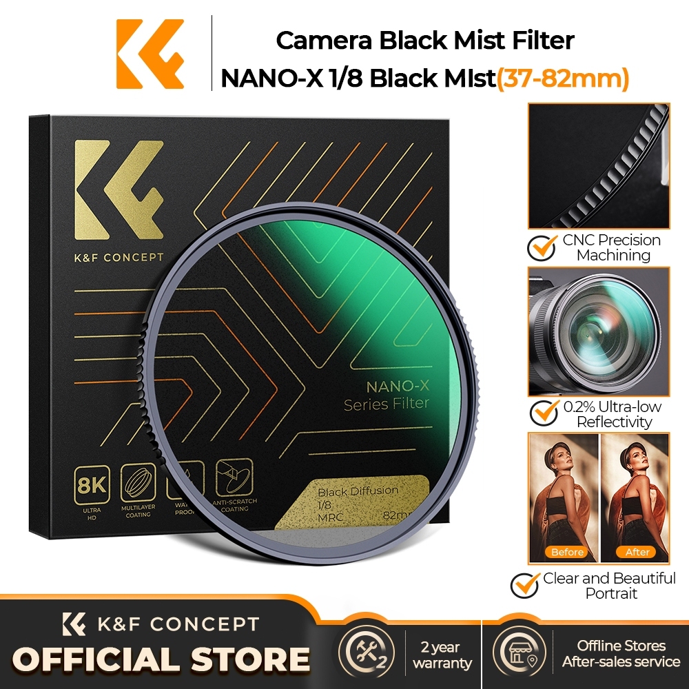 K&F CONCEPT 37mm Camera Filters (MCUV/CPL/ND/Black Mist/Star/Clear ...