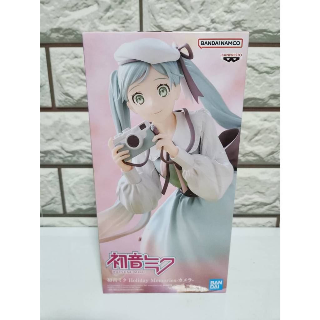(ของแท้ มือ1) Hatsune Miku Holiday Memories Camera Banpresto | Shopee ...