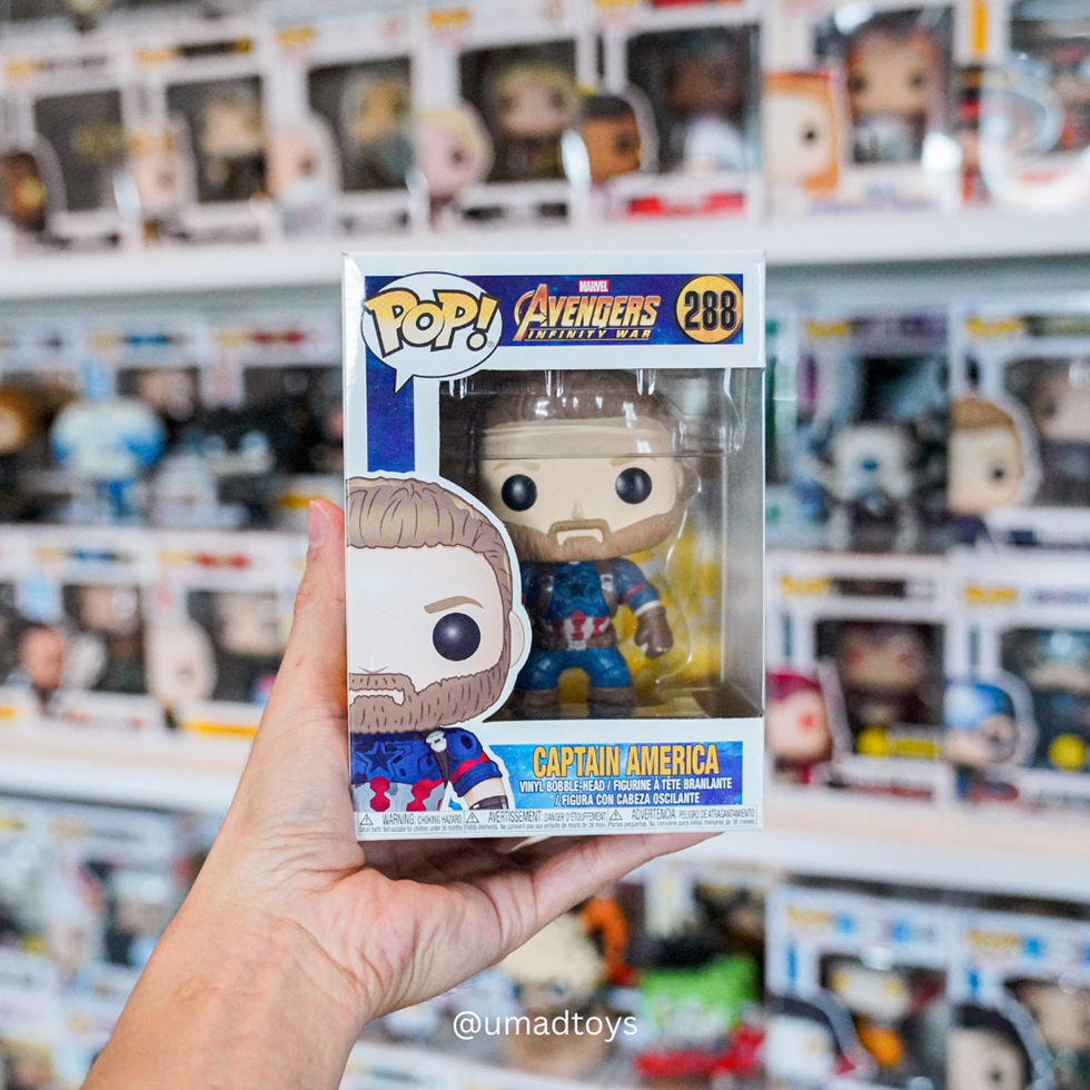 Funko Pop Avengers Infinity War : Captain America 288 (ของใหม่ ...