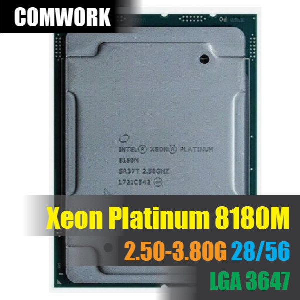 ซีพียู Intel XEON PLATINUM 8180M LGA 3647 SOCKET P C612 C622 CPU ...