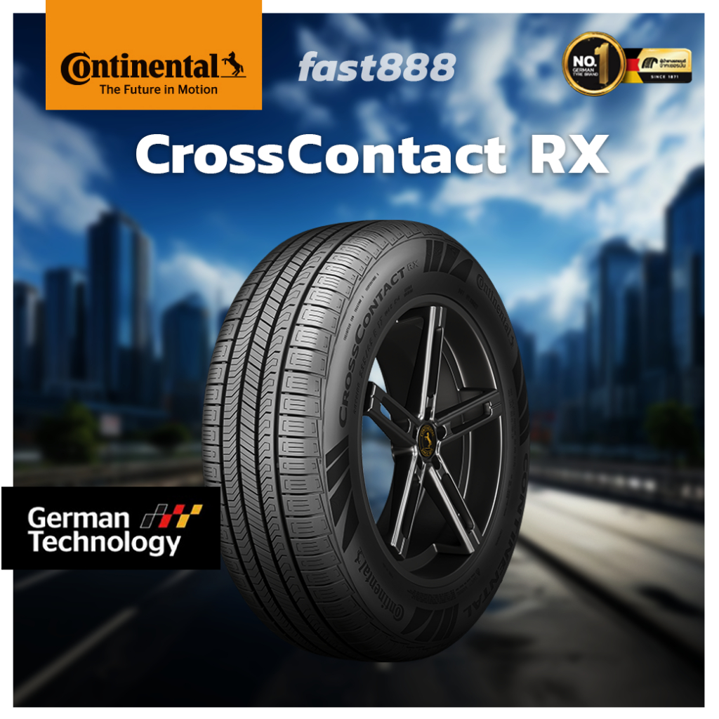 New* ปี25 ส่งฟรี Continental 265/50 R20 รุ่น CrossContact RX [RX] ยาง ...