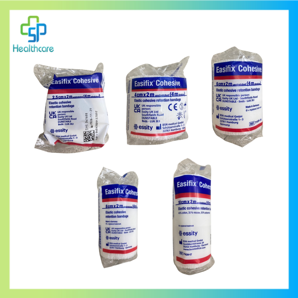 Easifix Cohesive เทปพันแผล ยืดหยุ่นได้ สีขาว มีกาวในตัว | Shopee Thailand