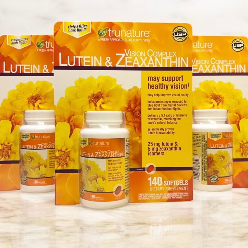 แท้100%🔥🔥Exp.02/2027 Trunature Lutein & Zeaxanthin Vision Complex 140 Softgels | Shopee Thailand