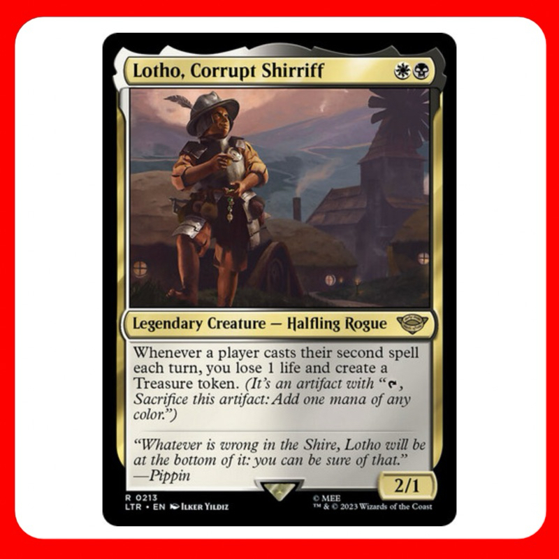 [MTG] Lotho, Corrupt Shirriff [LTR] [MULTI] [RARE] [NORMAL] [ENG ...