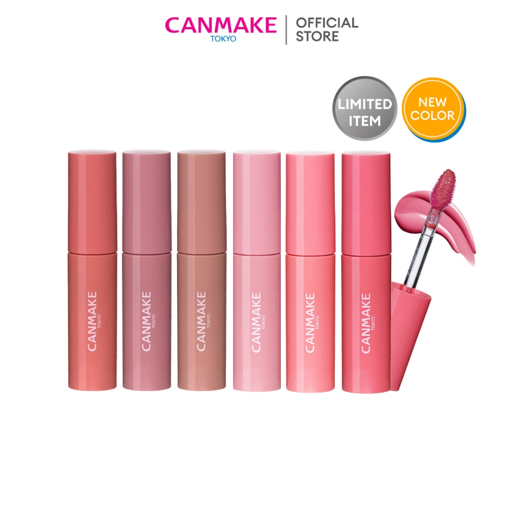 CANMAKE Glass Tint Syrup เนื้อทินท์ผสมกลอส | Shopee Thailand