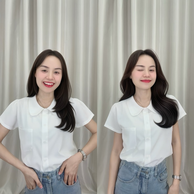 เสื้อคอบัวผู้หญิง รุ่น Look In Velly | Shopee Thailand