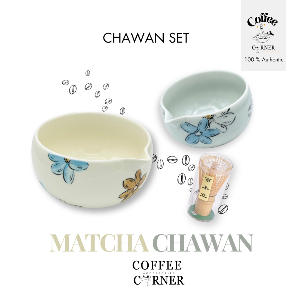 ชุดชงมัทฉะ ถ้วยชงมัทฉะ ชามชงชา ชงชาเขียว สไตล์ญี่ปุ่น Matcha Chasen ...