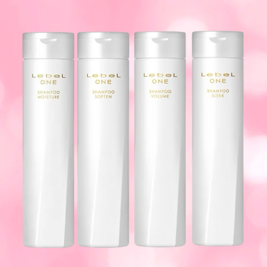 Lebel ONE แชมพู 4 สูตร 240 ML.เพื่อความนุ่ม สลวยของเส้นผมและมอบความชุ่ม ...