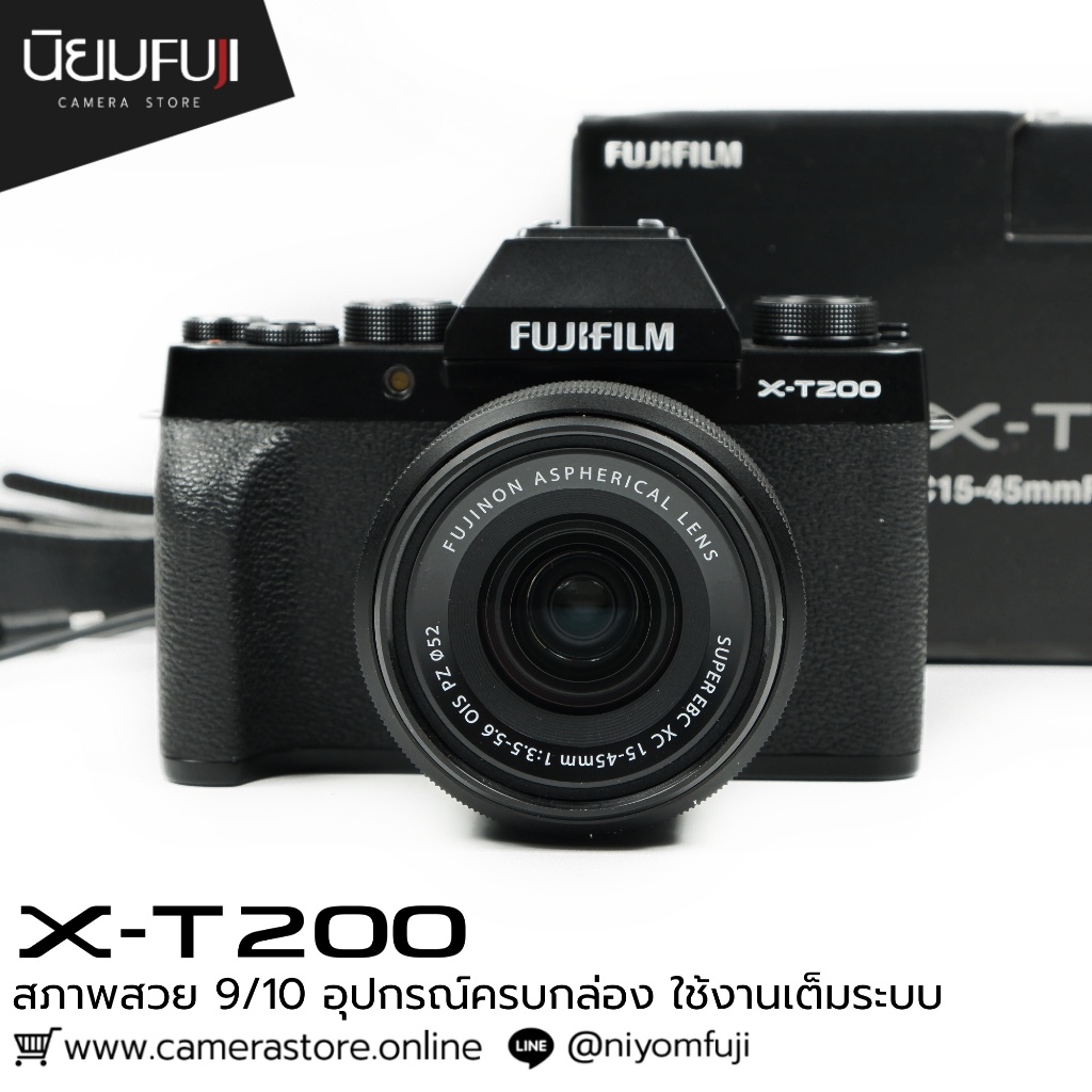 Fujifilm XT200 อุปกรณ์ครบกล่อง | Shopee Thailand