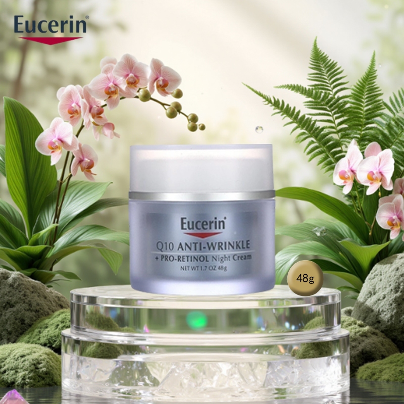 Eucerin ยูเซอริน Q10 Pro-Retinol Night Cream 48g ยกกระชับผิว เติมความ ...