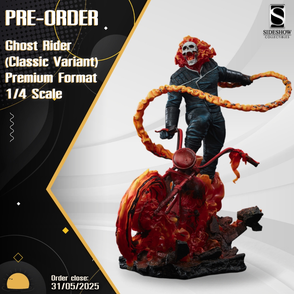 Pre-order Sideshow Ghost Rider (Classic Variant) Premium Format 1/4 ...
