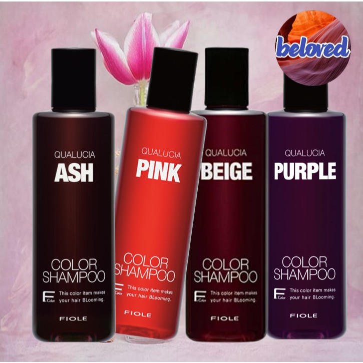 FIOLE Qualucia Color Shampoo 120 ml แชมพูดูแลสีผม ให้สีสดชัดยาวนาน ชะลอสีเฟด | Shopee Thailand
