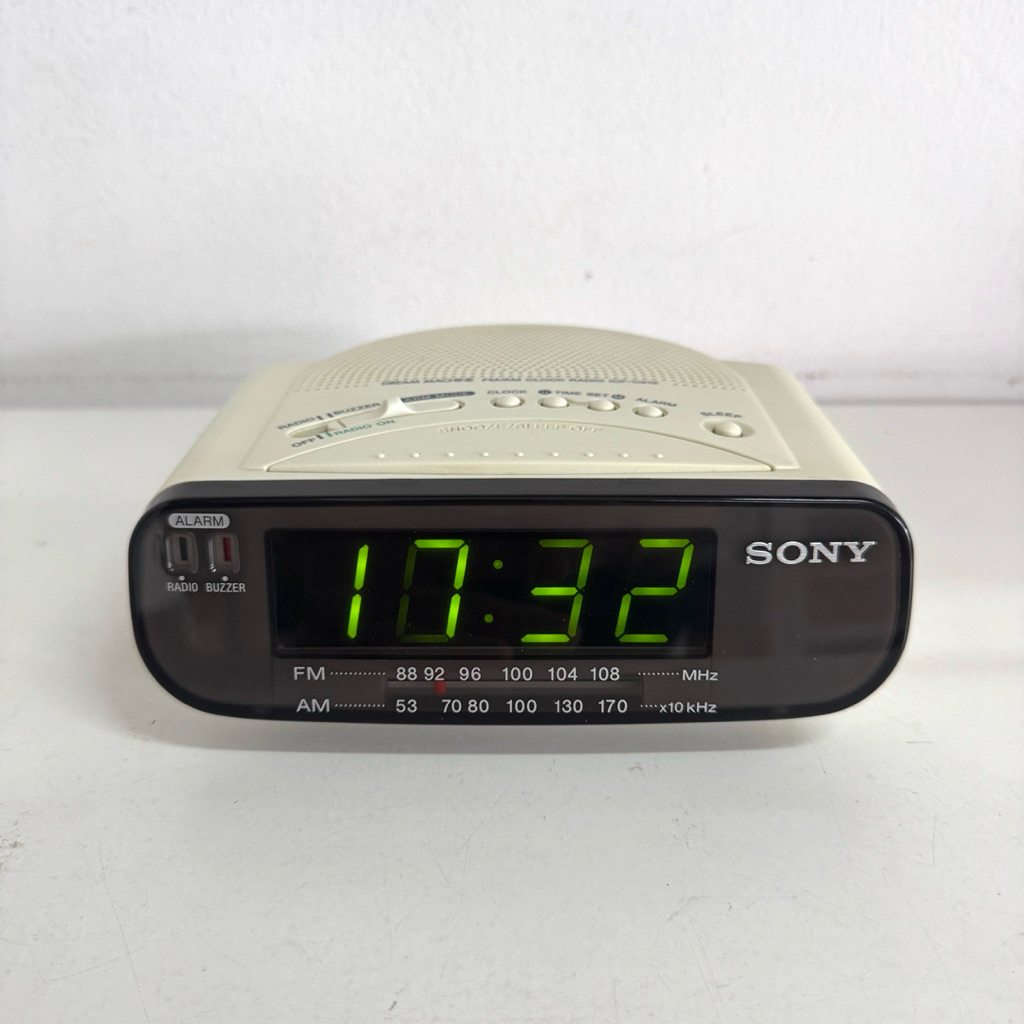 SONY DREAM MACHINE FM/AM CLOCK RADIO ICF-C212 นาฬิกาปลุก วิทยุ ดิจิตอล ...