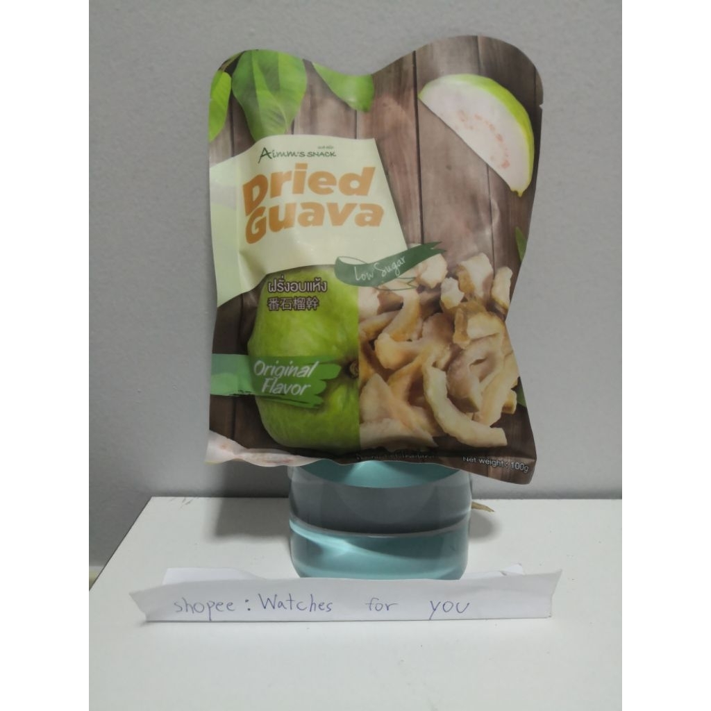 (สินค้า พร้ อ มส่ง) ฝรั่งอบแห้ง AIMM'S SNACK Dried Guava Original ...