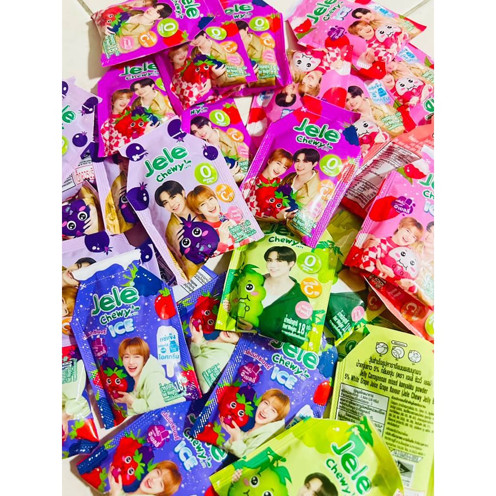 Jele Chewy X ZeeNuNew Jelly เจเล่ชิววี่ ขนาด 18g (ราคาต่อชิ้น) | Shopee ...