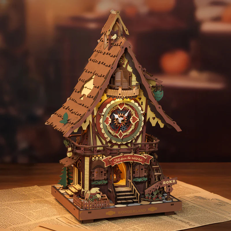 พร้อมส่ง ⏰ ใหม่ นาฬิกาคุกคู ประกอบเอง DIY Cuckoo Clock ของเล่น ของขวัญ ของแต่งบ้าน | Shopee Thailand