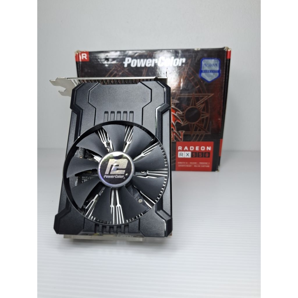 การ์ดจอ AMD RX 550/4GB POWER COLOR RED DRAGON V2 มือสอง ประกันถึง 2570 ...