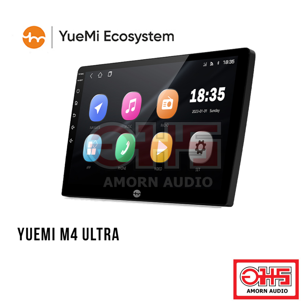 YueMi Ecosystem YueMi M4 Ultra วิทยุแอนดรอยด์ Ram 4 , Rom 64 จอแอนดรอย ...