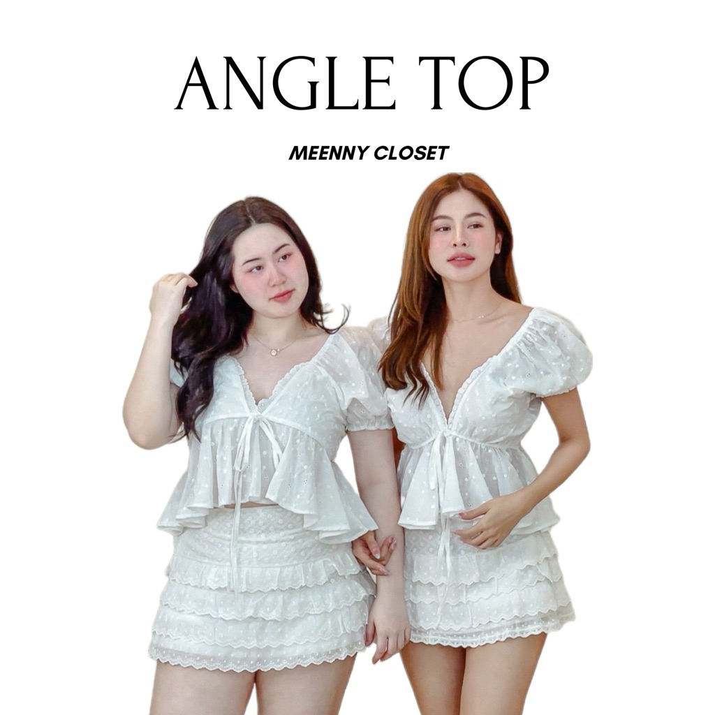 Meenny Closet | PF01 เสื้อน่ารักลูกคุณหนูดีเทลผูกหน้า MEENNY | Shopee Thailand