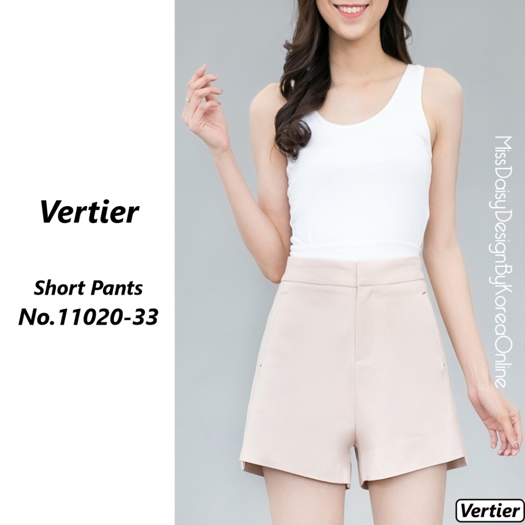 Vertier กางเกงขาสั้น No.11020 เนื้อผ้า Double Poplin (Spandex) | Shopee ...