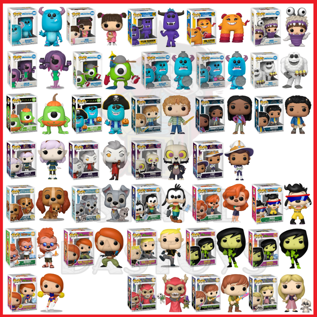 {PRE-ORDER} Funko Pop! DISNEY : Monsters Inc, Percy Jackson, Owl House ...