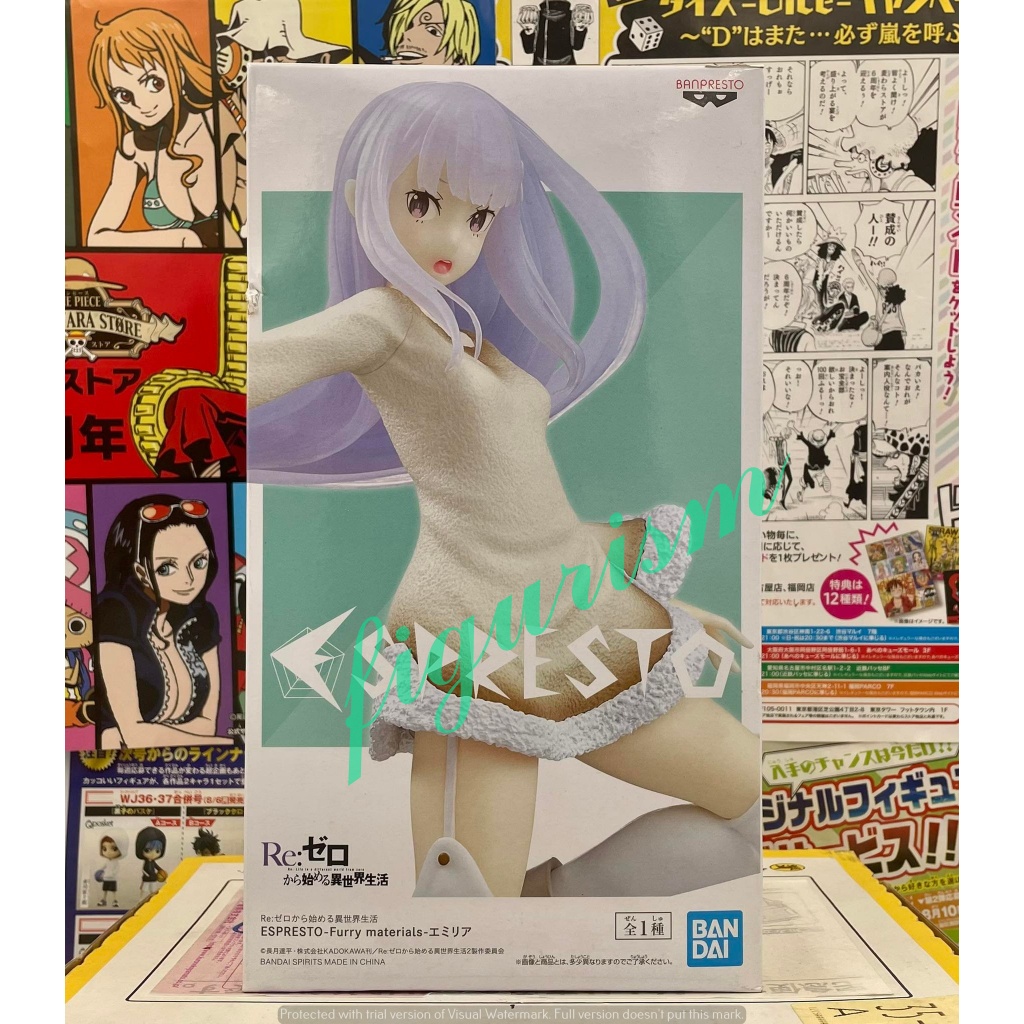 🔥 Espresto Re:Zero - Emilia Furry materials 🔥 แท้ ญี่ปุ่น💯 | Shopee ...