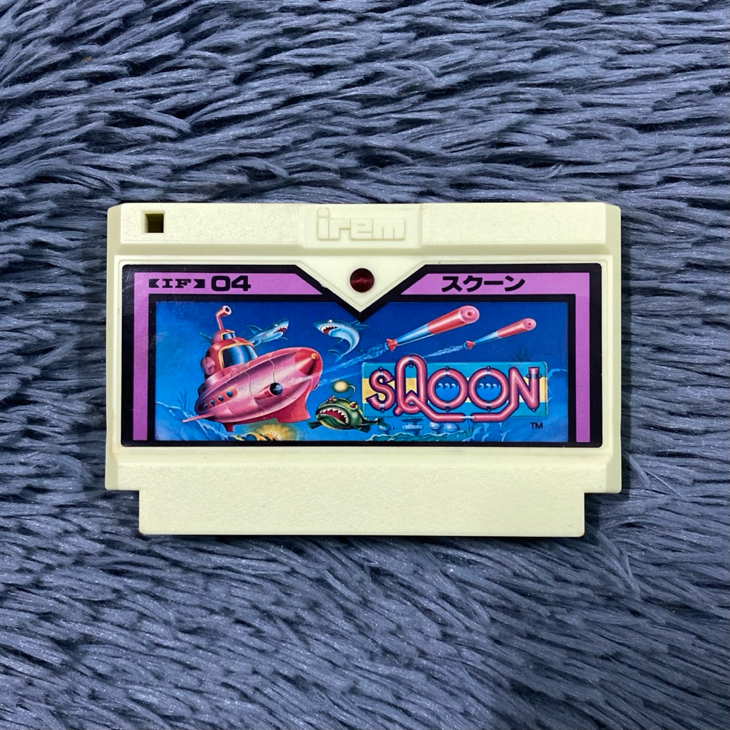 ตลับแท้เครื่อง Famicom เกมส์ Sqoon (แนวยานยิง) ตลับแท้เปิดติดง่ายเล่น ...
