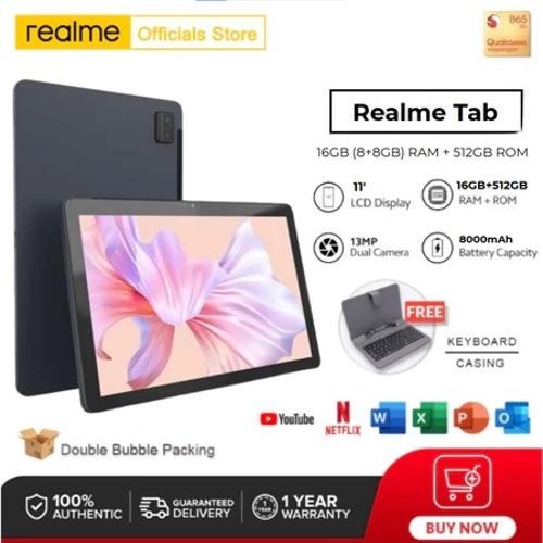 5G Realme Pad P70 12 นิ้ว Android 12.0 [16GB RAM + 512GB ROM] tablet ...