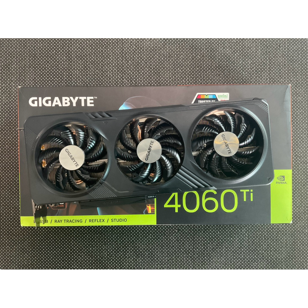 VGA (การ์ดแสดงผล) GIGABYTE GEFORCE RTX 4060 TI GAMING OC 8G - 8GB GDDR6 (GV-N406TGAMING OC-8GD ...