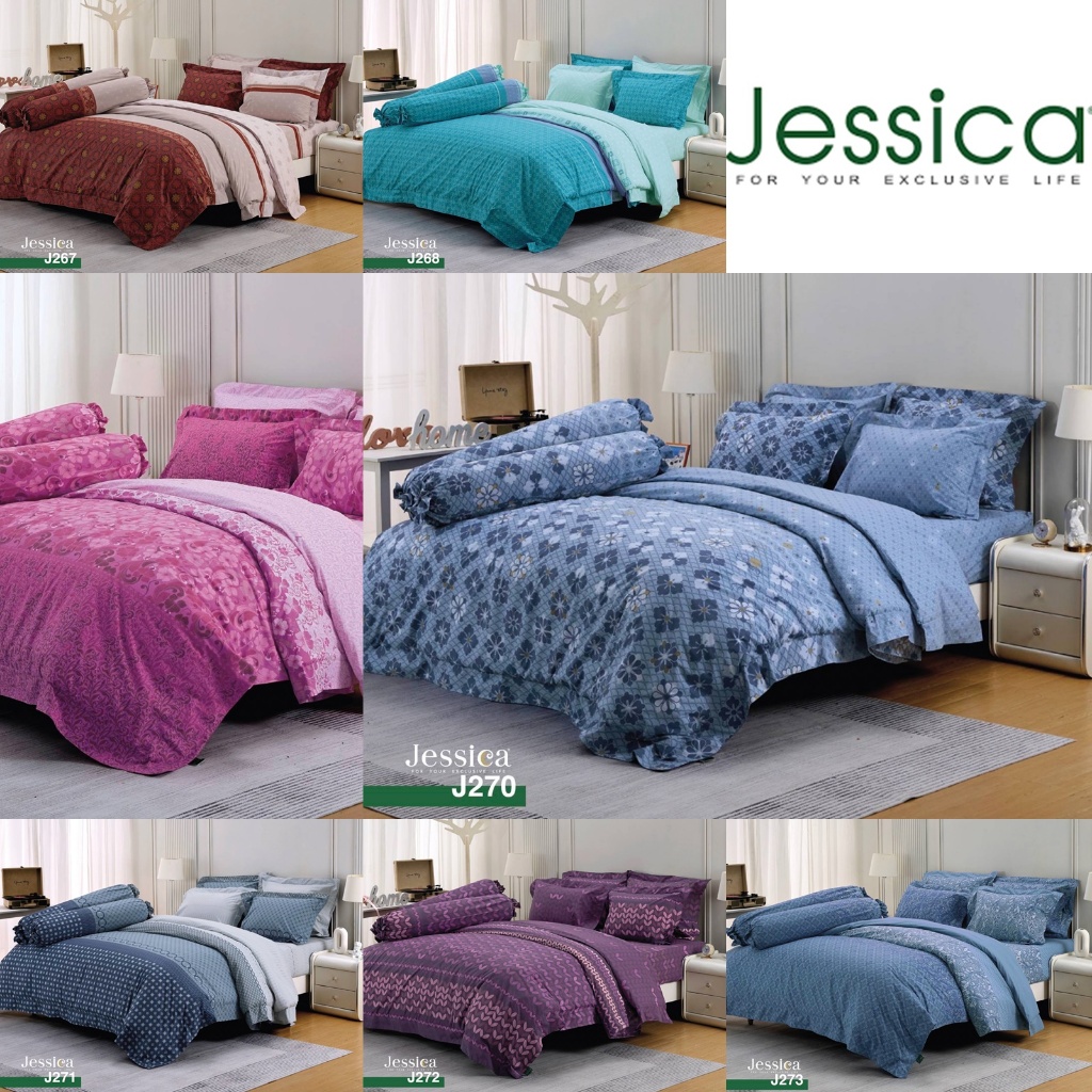 ผ้าปูที่นอน Jessica พิมพ์ลาย J267-J268-J269-J270-J271-J272-J273 [2025.1 ...