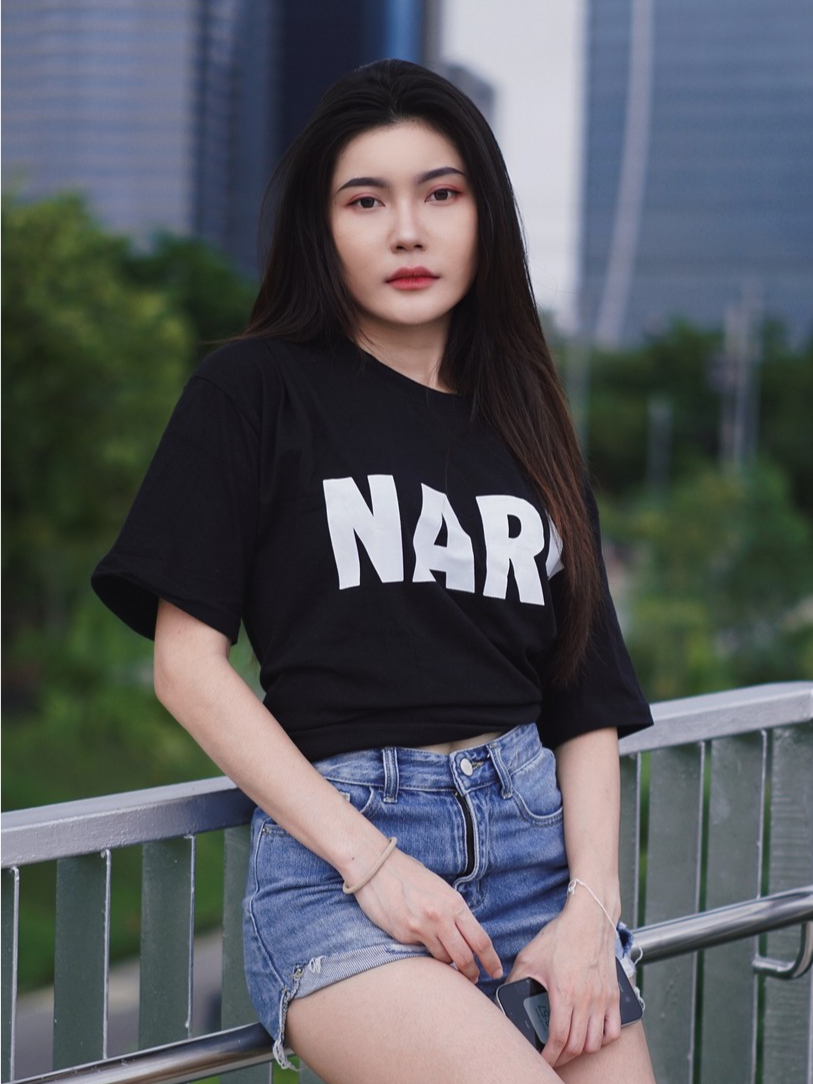 NARÉ Bold Logo Tee – Black | Shopee Thailand