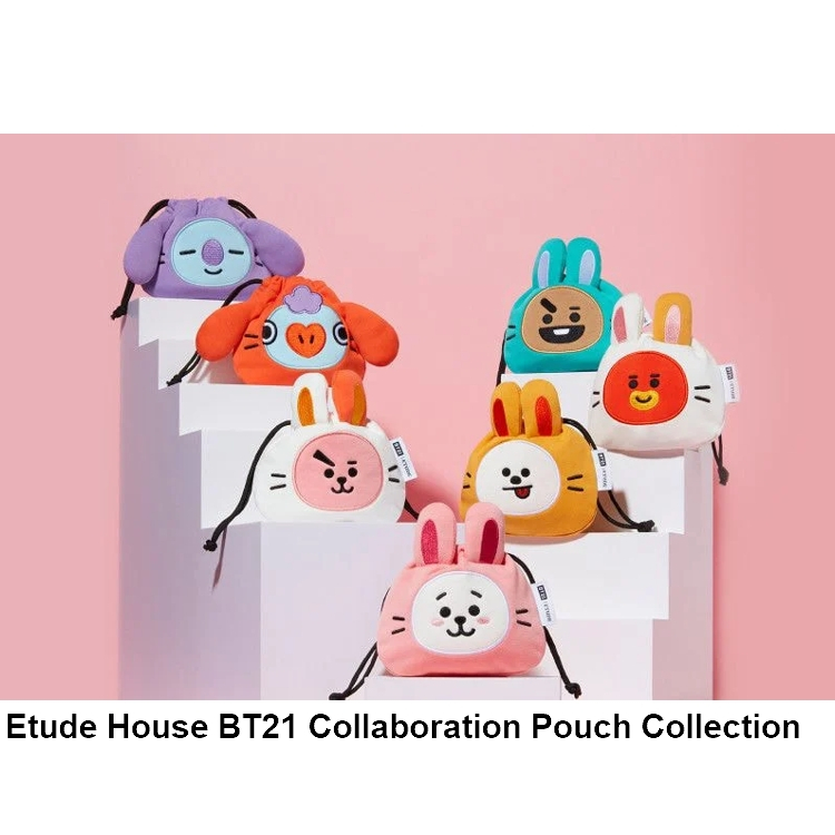 Etude House BT21 Collaboration Pouch Collection | Shopee Thailand