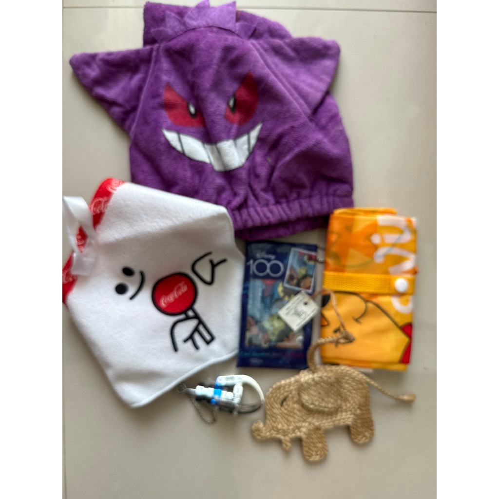 V6 CHANEL2HAND99 ถุงผ้า กระเป๋า กาชาปอง ของจุกจิก DISNEY PIXAR TOMY USJ TDR GACHAPONG ...