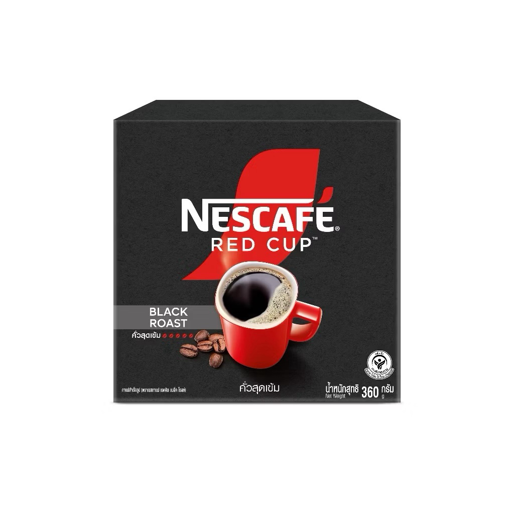 NESCAFE RED CUP BLACK ROAST เนสกาแฟ เรดคัพ แบล็ค โรสต์ ขนาด 360 กรัม ...