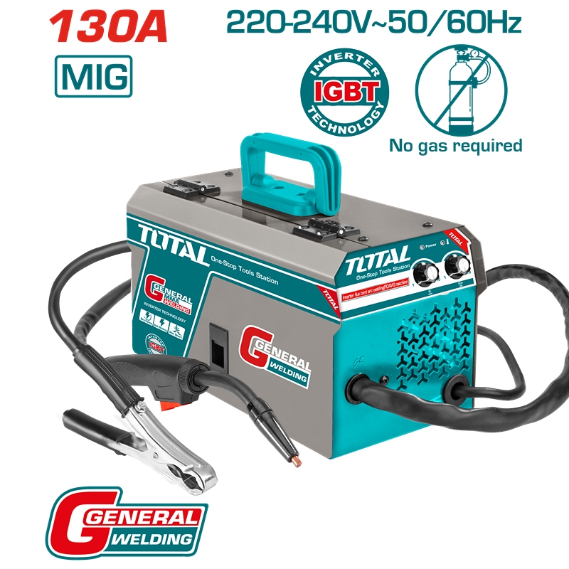 เชื่อม ง่ายสุดแล้ว ในบรรดา ตู้เชื่อม ฟลักซ์คอร์ Total MIG 130A TFC13012 ...