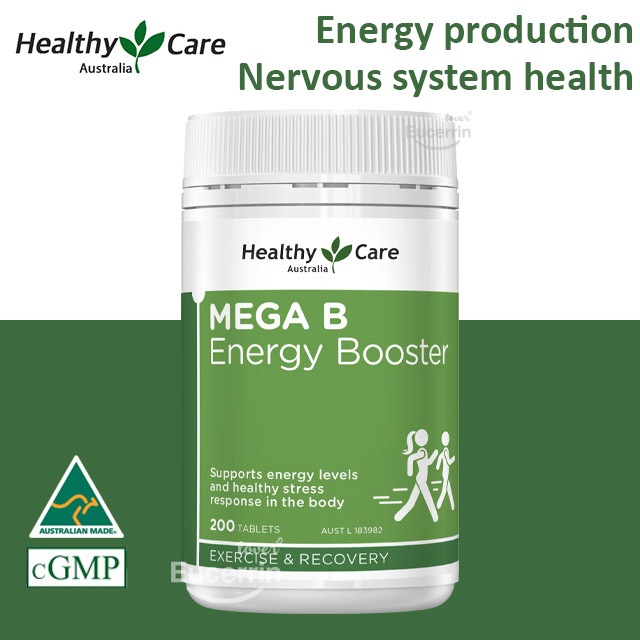 Healthy Care Mega B 200 Tablets ช่วยเพิ่มระดับพลังงาน การทำงานของระบบ ...