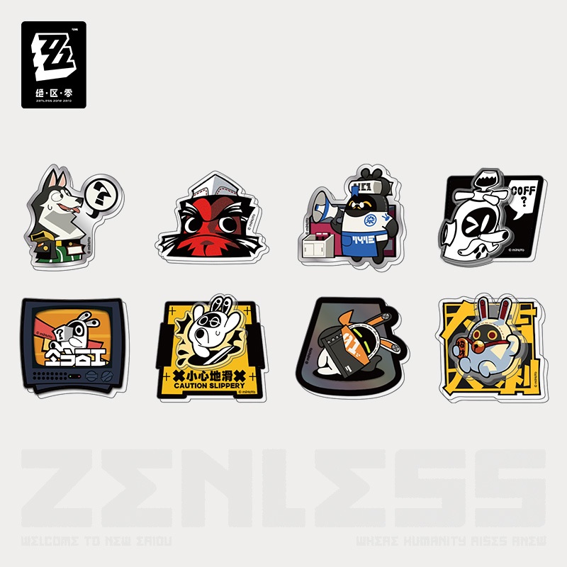 [ พร้อมส่ง / Official ] Zenless Zone Zero Acrylic Magnet Set ZZZ เซ็ต ...