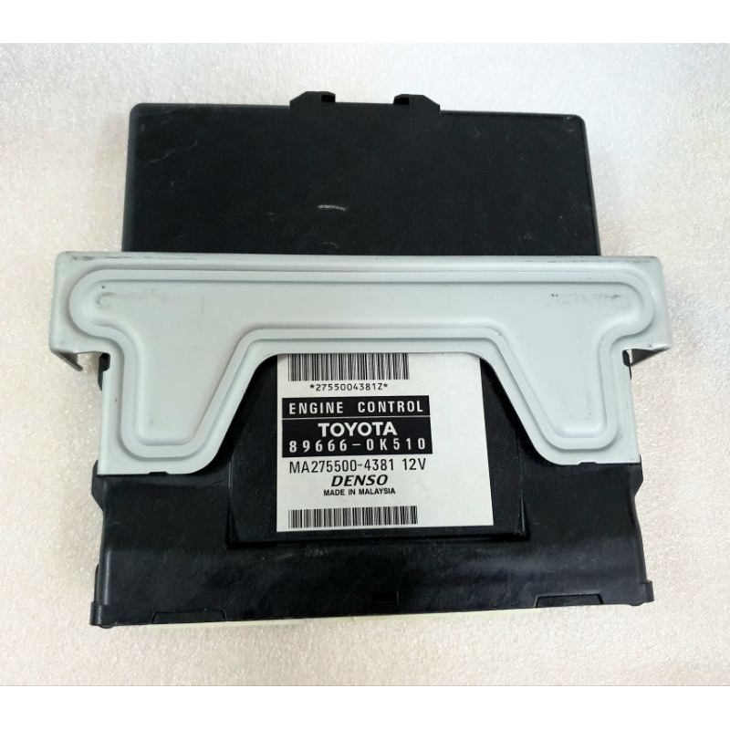 กล่องอีซียู ECU Toyota Vigo Fortuner ปี 05-15 เบนซิล Number 89666-0K510 ...