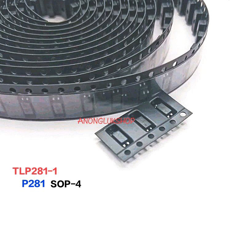 ราคาต่อ 1ตัว 👉👉 TLP281-1 TLP281 P281 Optocoupler Optical Isolator SOP-4 ...