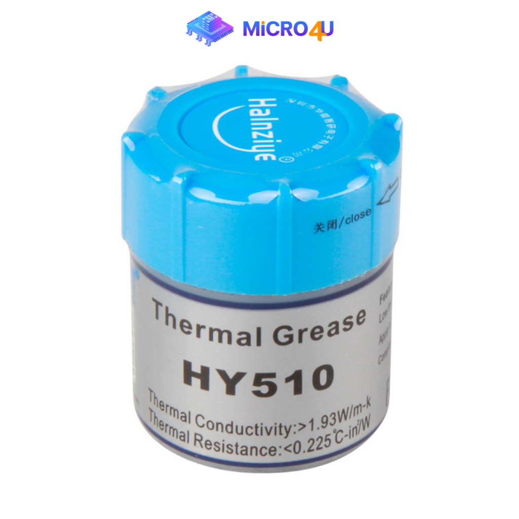 ซิลิโคน Halnziye HY-510 ขนาด 10G ระบายความร้อน สำหรับ PC Notebook CPU ...