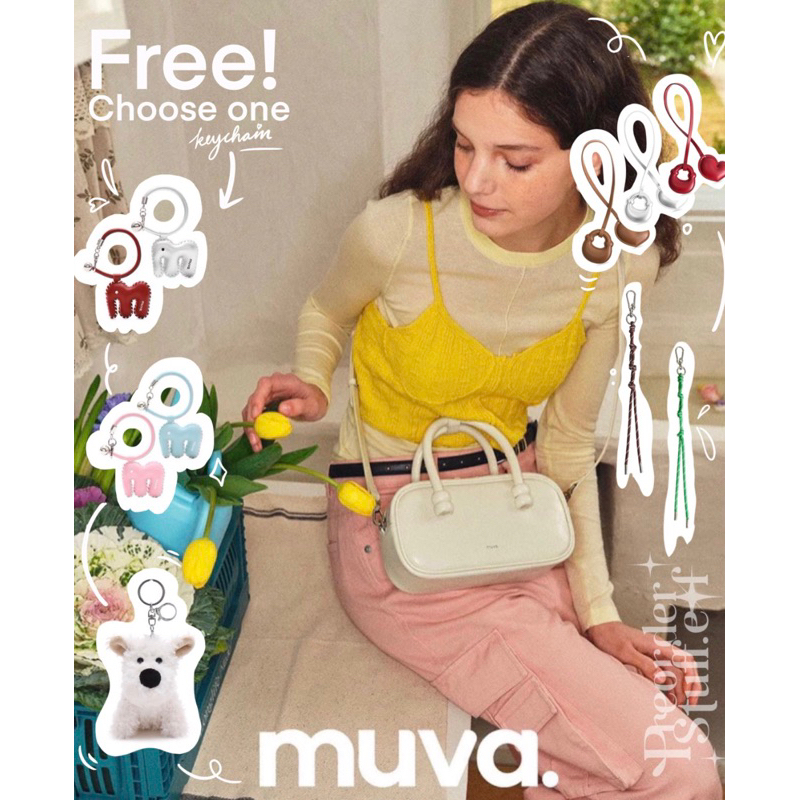 MUVA(โค้ดลด30%สูงสุด1,000บาท)Boston muva bag preorder7-14 วันแท้100% จา ...