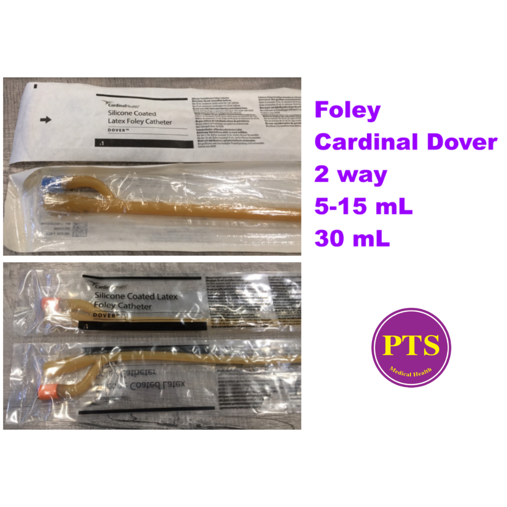 สายสวนปัสสาวะ Cardinal Dover 2 way Foley Catheter (ชื่อใหม่ Cardinal Health) (5-30 mL) (1 เส้น ...