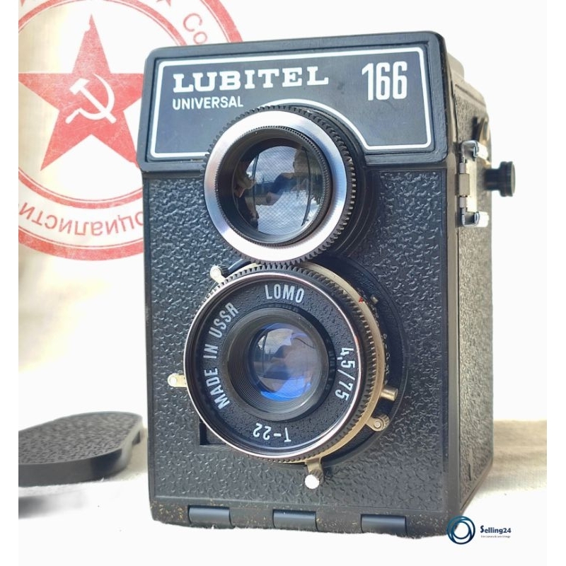 กล้องฟิล์ม TLR ยี่ห้อ Lomo Camera LUBITEL166 Universal Medium Vintage ...