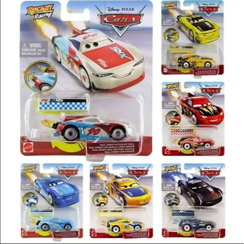 (ลิขสิทธิ์แท้) Disney Pixar Cars: XRS Rocket Racing 1:55 Scale Die-Cast ...