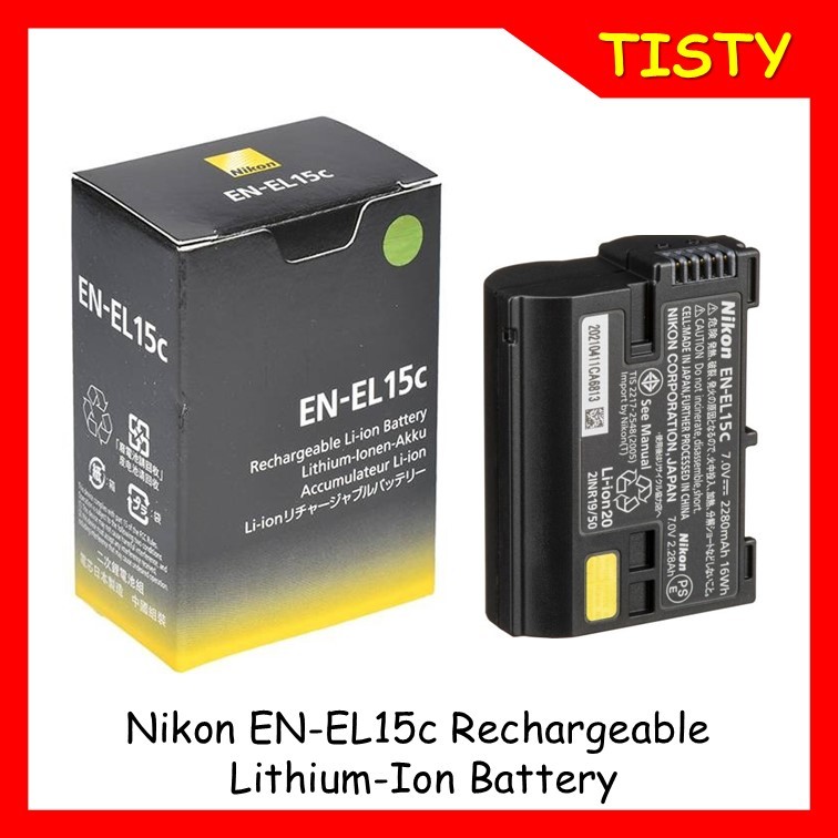 แท้ 100% NIKON EN-EL15c Rechargeable Li-ion Battery Genuine,Original แบตเตอรี่ลิเทียมไอออนแบบรี ...