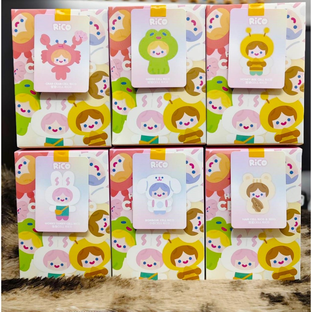 มีของพร้อมส่งจากไทยทันที CELL RICO Happy Fluffy Series Plush พวงกุญแจ ...