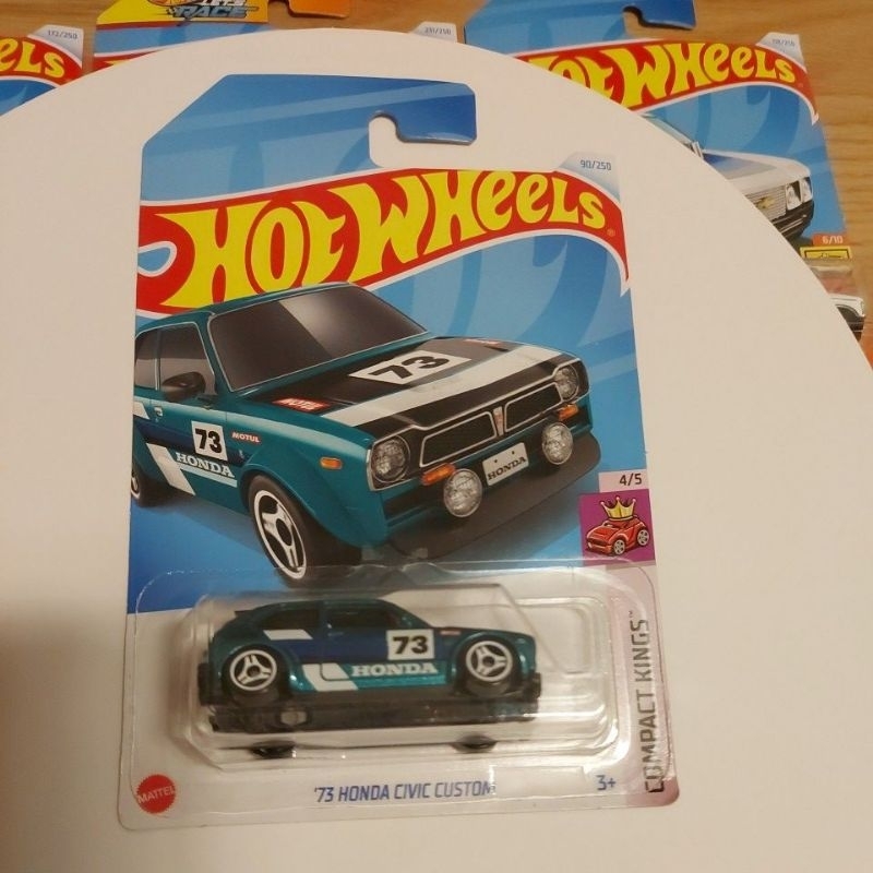 '73 Honda Civil Custom สีเขียว/Hotwheels/ รถซิ่งซื้อแกง จิ๋วทะลุราง ...