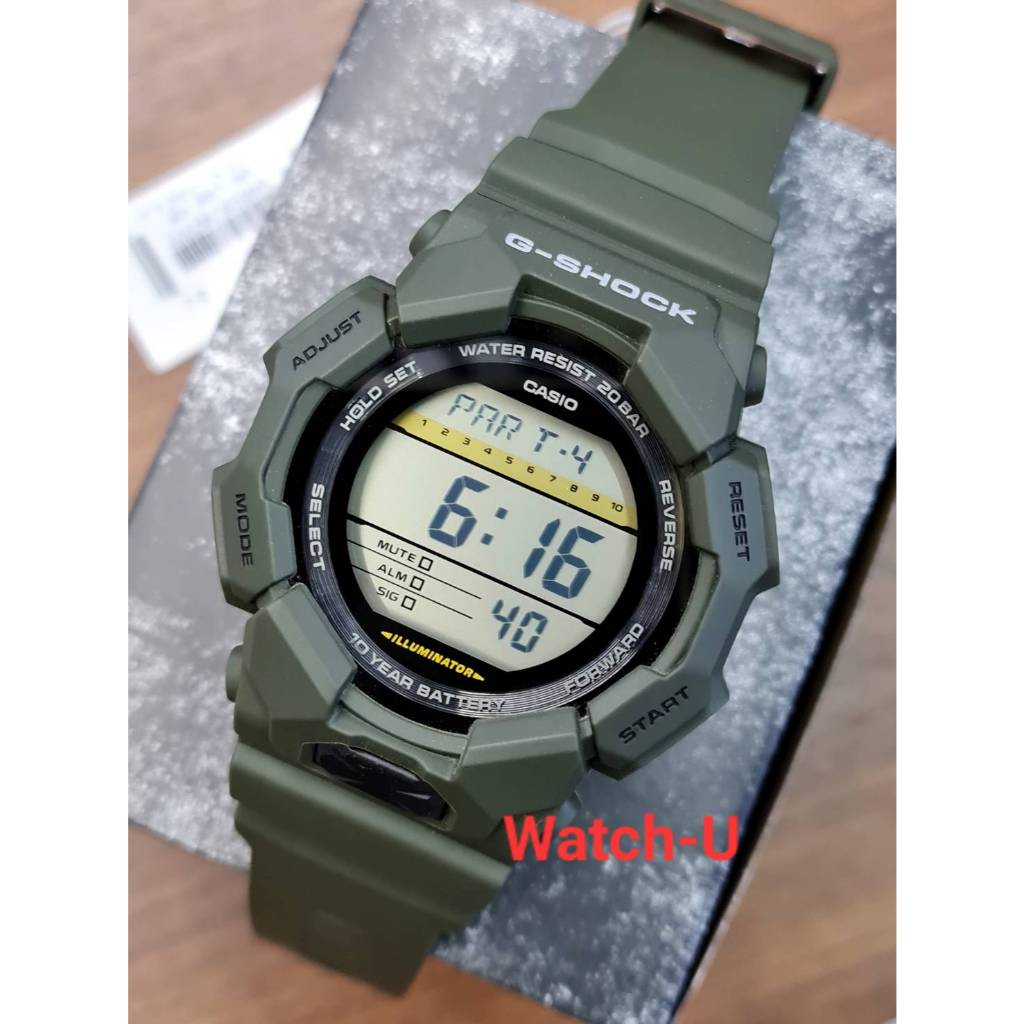 Casio G-Shock นาฬิกาข้อมือผู้ชาย สายเรซิน GD-010 รุ่น GD-010-3 / GD-010 ...